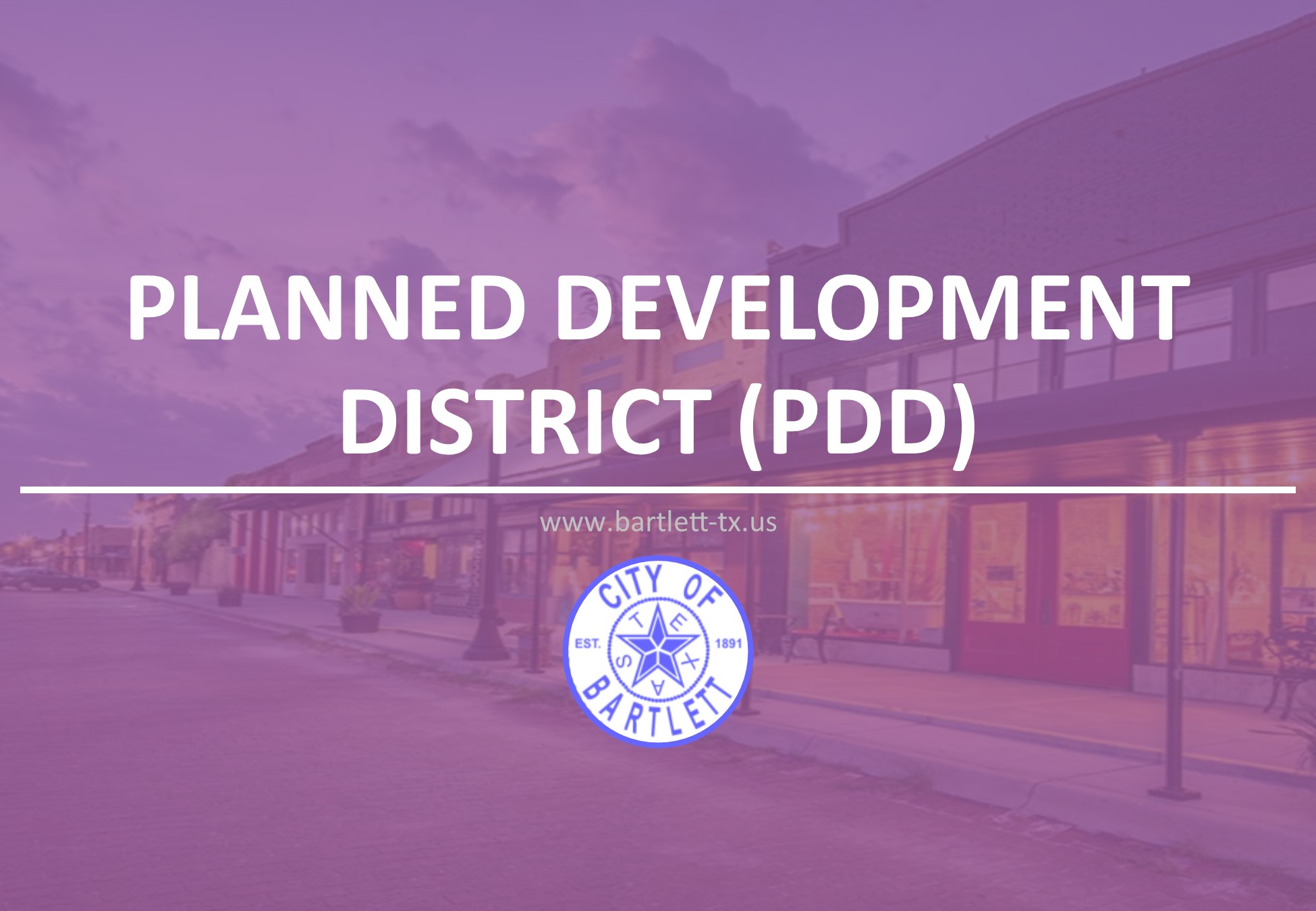 Planned Development District (PDD) | Bartlett Texas